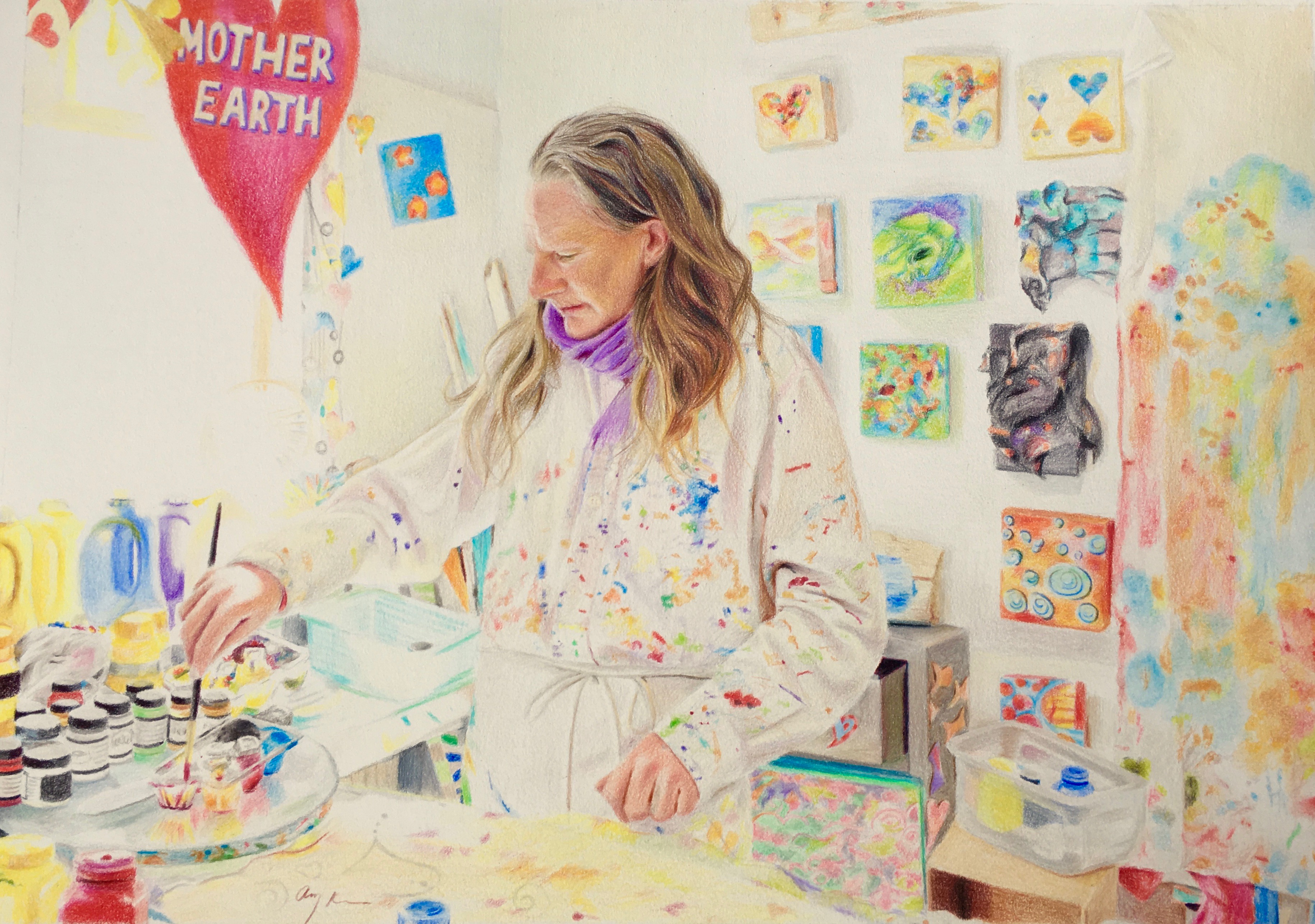 Participating as a Subject | Amy Kerr Draws Portraits