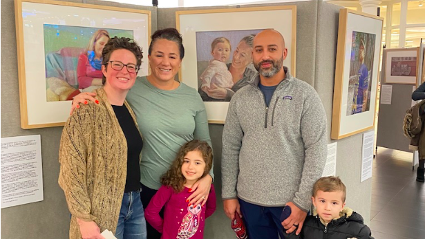 Northshore Mall Reception | Amy Kerr Draws Portraits