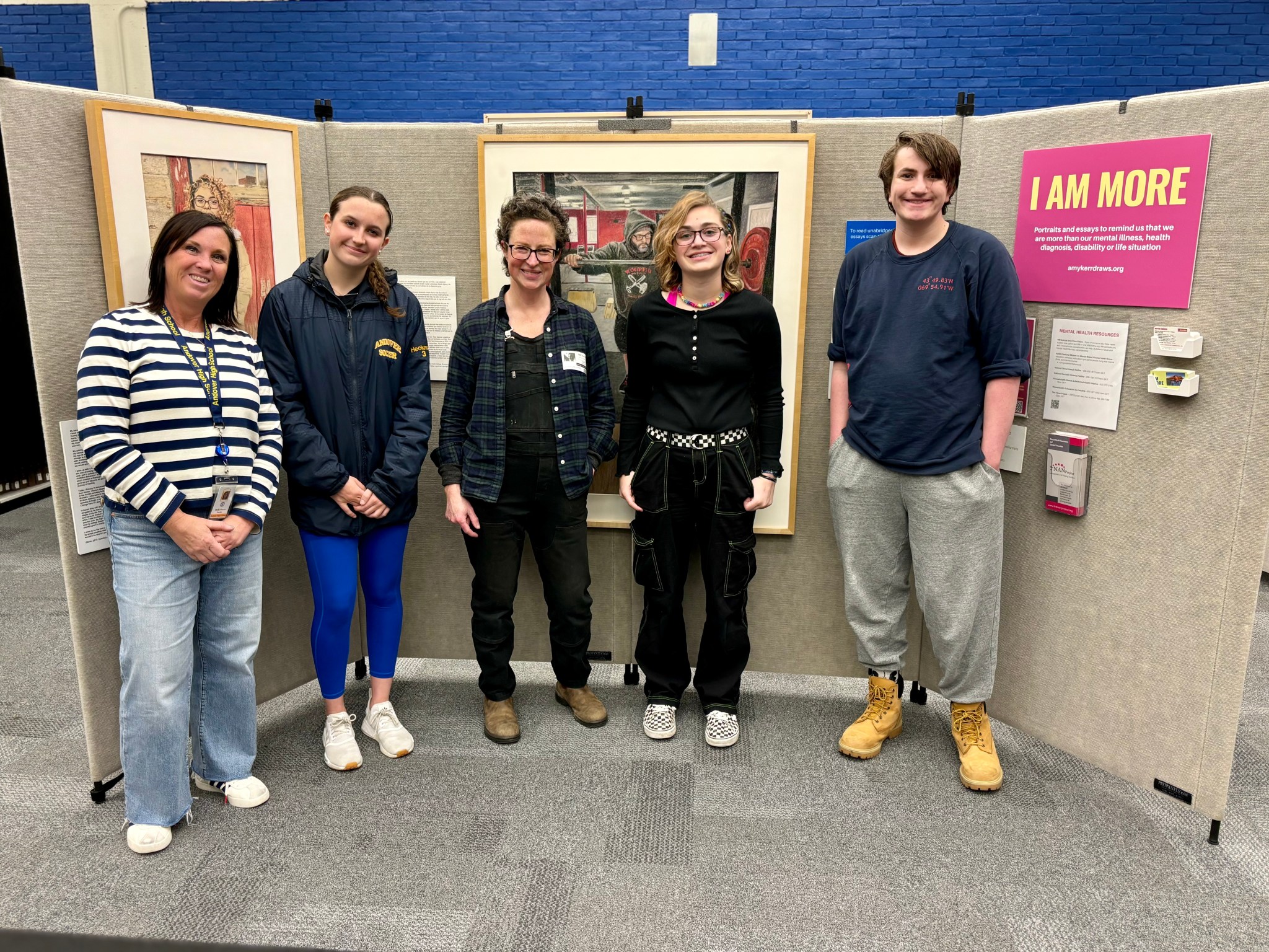 Andover High School | Amy Kerr Draws Portraits